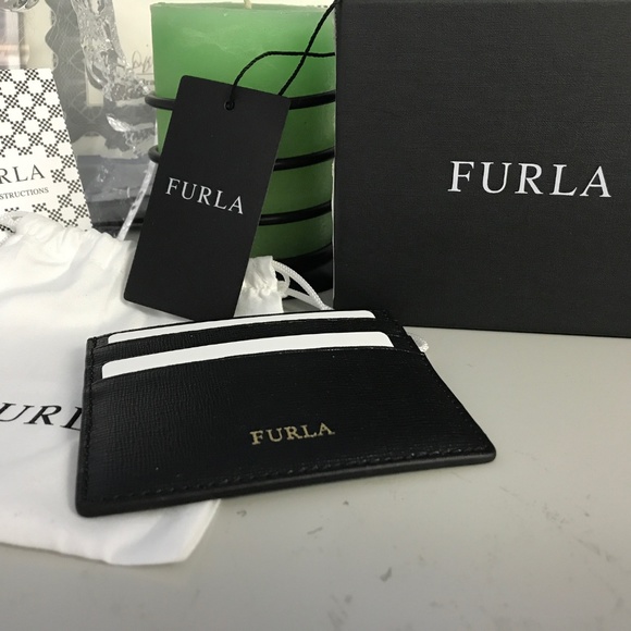 Furla | Bags | Furla Onyx Classic Leather Credit Card Case | Poshmark